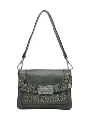 CAMPOMAGGI Small Agnese Shoulder Bag - Green