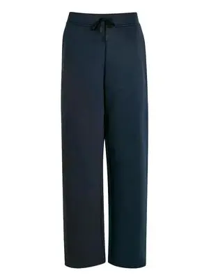 On Drawstring-fastening Track Pants - Blue