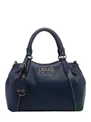 Liu Jo Logo Plaque Zip Tote Bag - Blue