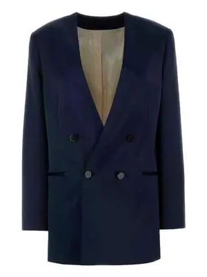 Alberta Ferretti Double-breasted Blazer - Blue