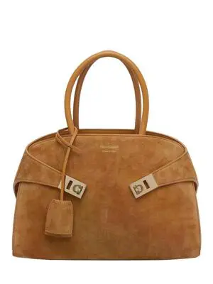 FERRAGAMO Hug Tote - Brown