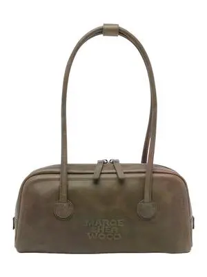 MARGESHERWOOD Logo-embossed Shoulder Bag - Brown