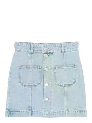 Coperni Pocket Denim Mini Skirt - Blue