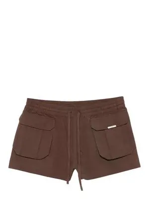 Ksubi Harper Flap-pocket Shorts - Brown