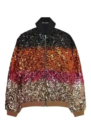 Palm Angels Sequin Bomber Jacket - Multicolour