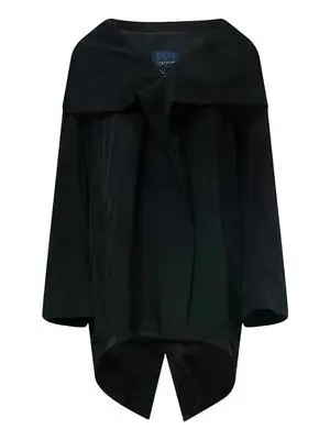 Yohji Yamamoto Hooded Cape - Black