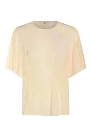 Chloé Silk Top - Neutrals