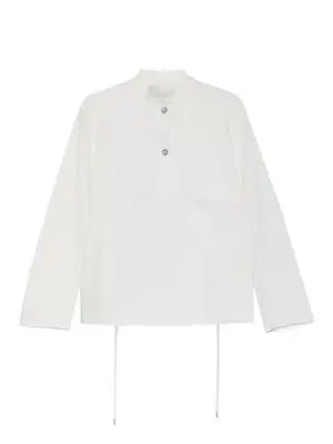Studio Nicholson Button Pocket Top - White