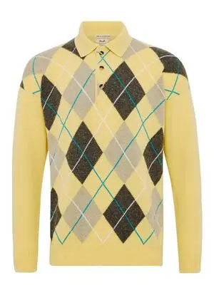 JW Anderson X Pringle Polo Soft Lemon - Yellow