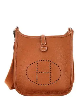 HERMES Evelyne Bag Gen Iii Clemence Tpm - Gold