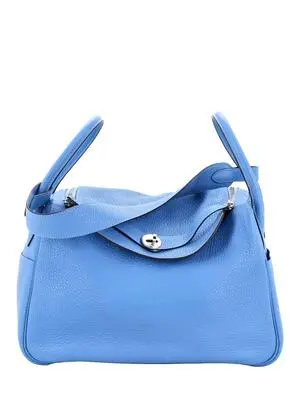 HERMES Lindy Bag Clemence 34 - Bleu Paradis