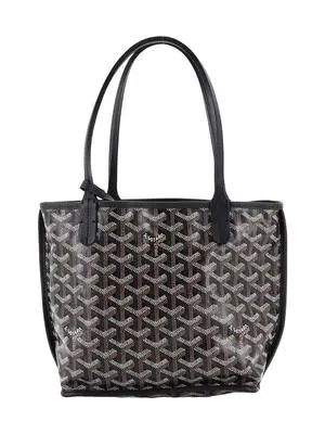 GOYARD Anjou Reversible Mini Tote Coated Canvas - Black