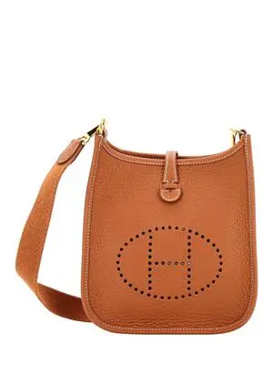 HERMES Evelyne Bag Gen Iii Clemence Tpm - Gold