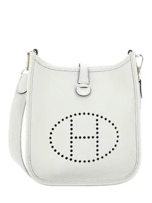 HERMES Evelyne Bag Gen Iii Clemence Tpm - Gris Neve