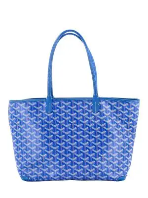 GOYARD Artois Tote Coated Canvas Pm - Blue