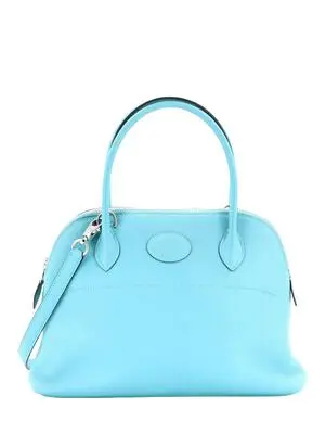 HERMES Bolide Bag Swift 27 - Bleu Atoll