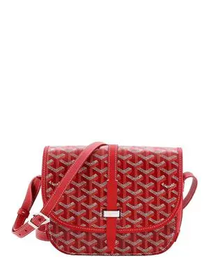 GOYARD Belvedere Ii Messenger Bag Coated Canvas Pm - Red