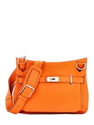 HERMES Jypsiere 31 Clemence Crossbody Bag - Orange H