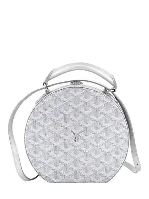 GOYARD Alto Hatbox Bag Coated Canvas - Silver