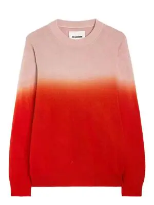JIL SANDER Degradé Ribbed Top - Orange