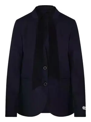 FORTE_FORTE Button-up Blazer - Blue