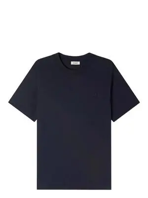 Sandro Logo-patch T-shirt - Blue
