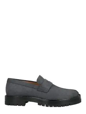 MAISON MARGIELA Leather Penny Loafers - Grey