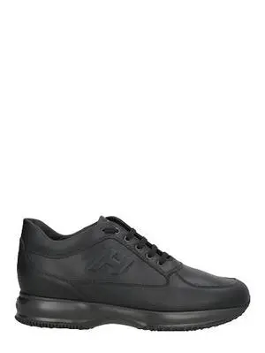 Hogan Interactive Leather Sneakers - Black