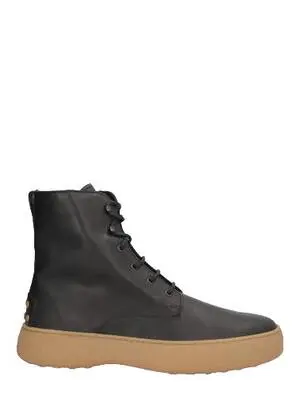 TOD'S Lace-up Ankle Boots - Black