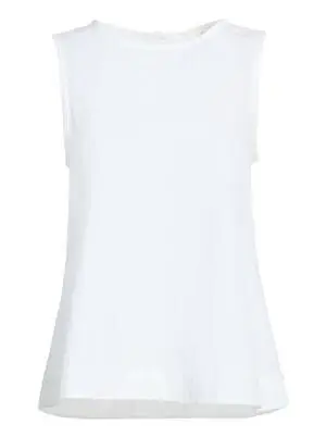 OTTOD'AME Woven Sleeveless Top - White
