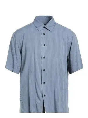 Rag & Bone Shirt Slate Size Rayon, Cotton - Blue