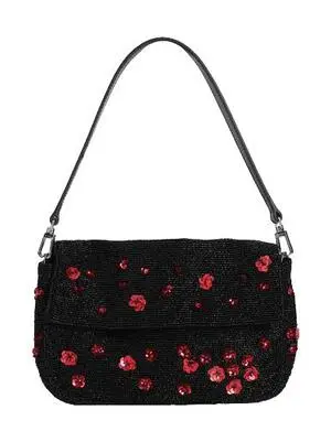 Staud Handbag With Appliqués - Black