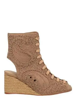CastaÑer Etro X Open Toe Ankle Boots - Beige
