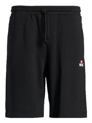 DIESEL Athletic Fleece Shorts - Black