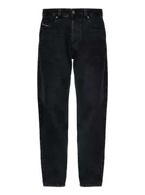 DIESEL Logo D-macs Denim - Black