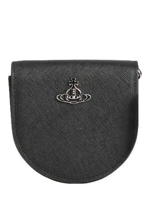 VIVIENNE WESTWOOD Leather Shoulder Bag - Black
