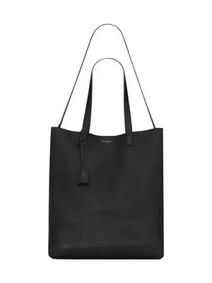 Saint Laurent Leather Tote Bag - Black