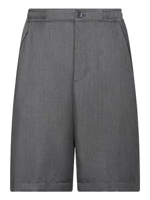 Thom Browne Twill Backstrap Shorts - Grey