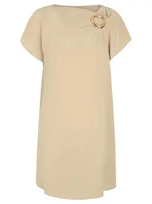 JOSEPH Anika Satin-twill Mini Dress - Beige