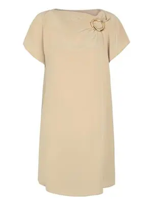 JOSEPH Anika Satin-twill Mini Dress - Beige