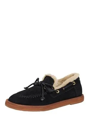 Farm Rio Sherpa Loafers - Black