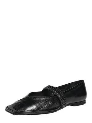 ALOHAS Lautan Leather Ballet Flats - Black
