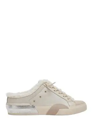 DOLCEVITA Zantel Sneakers - Off White Crackled Leather