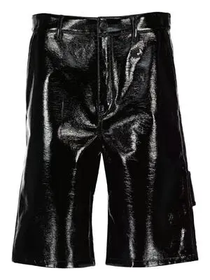 COURREGES Logo-embroidered Hammer Shorts - Black