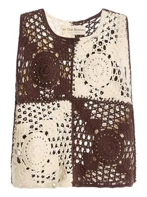 ALL THAT REMAINS Elisa Cotton Crochet Top - Multi