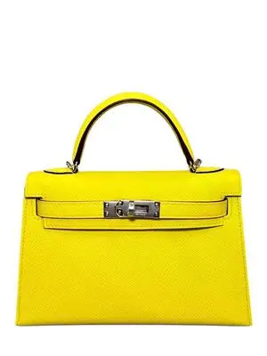 Hermès 2025 20 Kelly Sellier Tote Bag - Yellow