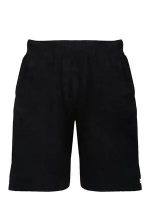 COURREGES Terry Logo-detail Shorts - Black