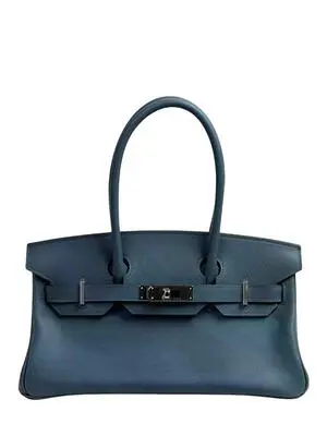 Hermès 2025 29 Birkin Tote Bag - Blue