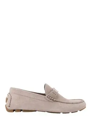 Dior Suede Driver Loafer - Grey