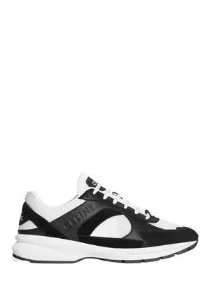 Celine Runner Cr03 Low-top Sneakers - Black/optic White